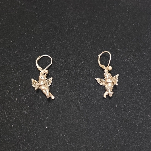 Judith Jack | Jewelry | Elegant Gold Angel Earrings | Poshmark
